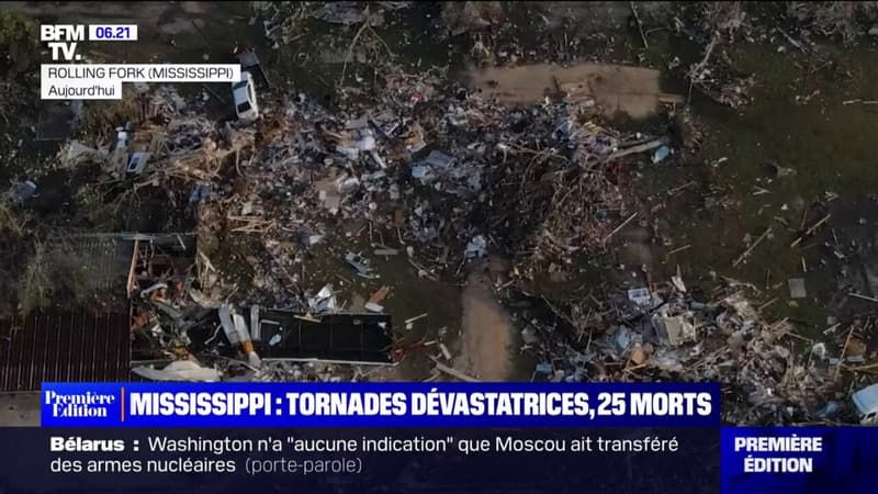 Au moins 25 morts après le passage d’une tornade dévastatrice dans le Mississippi – France Alerte