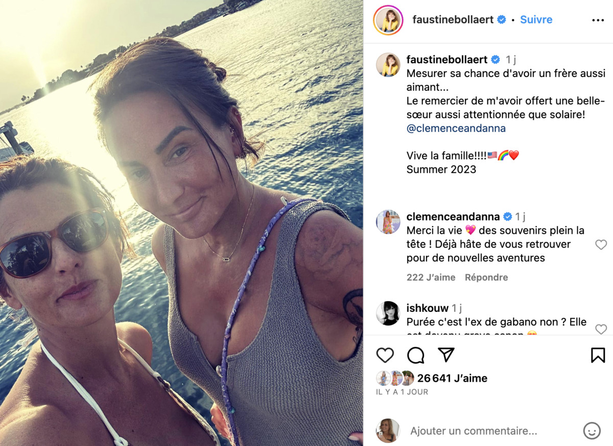 Faustine Bollaert : sa tendre déclaration à sa belle-sœur « solaire ...